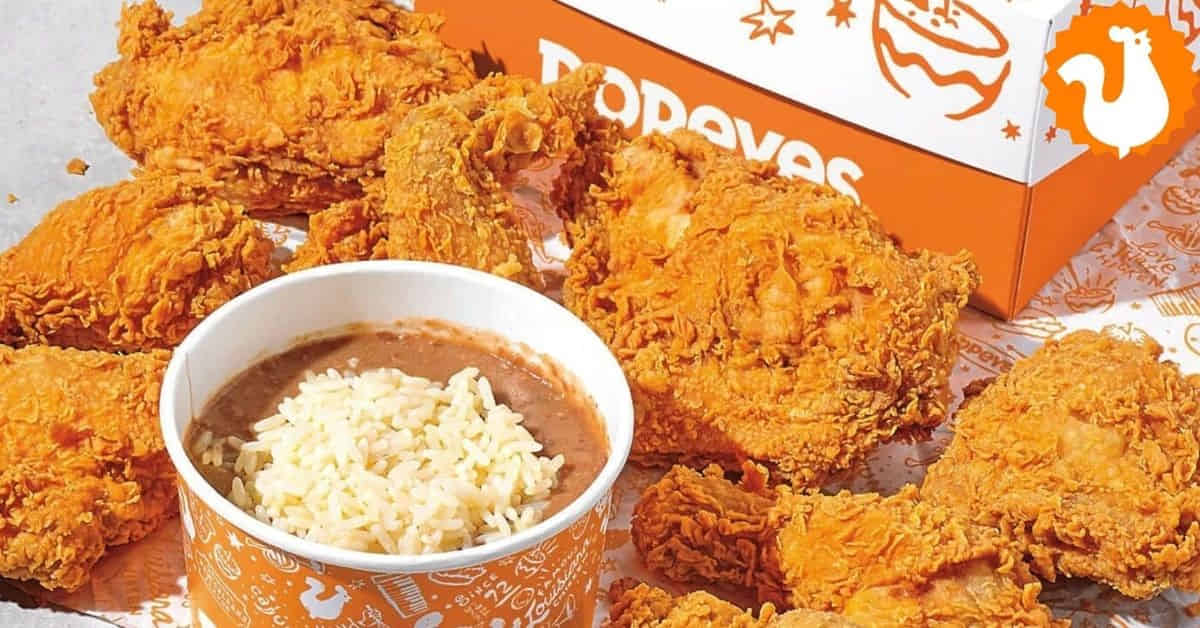 Popeyes Family Menu with Prices October 2025
