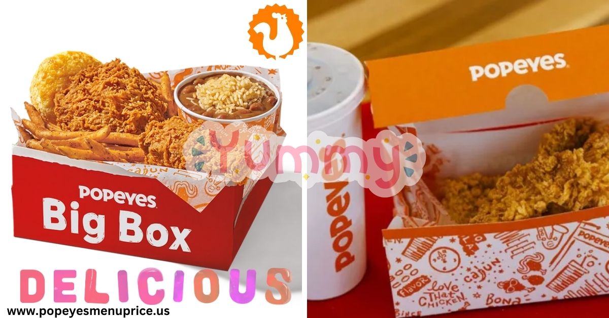Popeyes Big Box Menu with Price 2025 | Deals & More