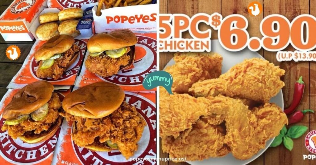 Popeyes Breakfast Menu with Prices & Calories September 2025