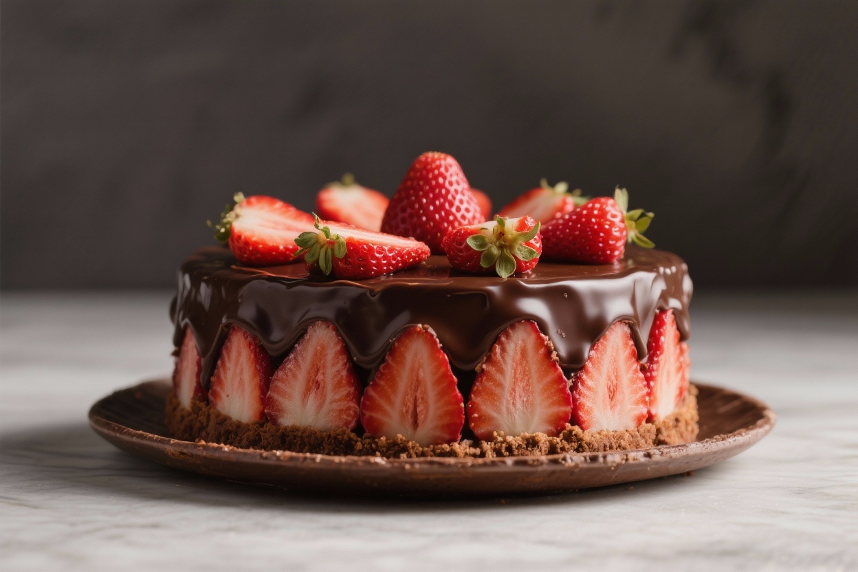 Chocolate Strawberry Cake - A Simple, Crowd-Pleasing Classic
